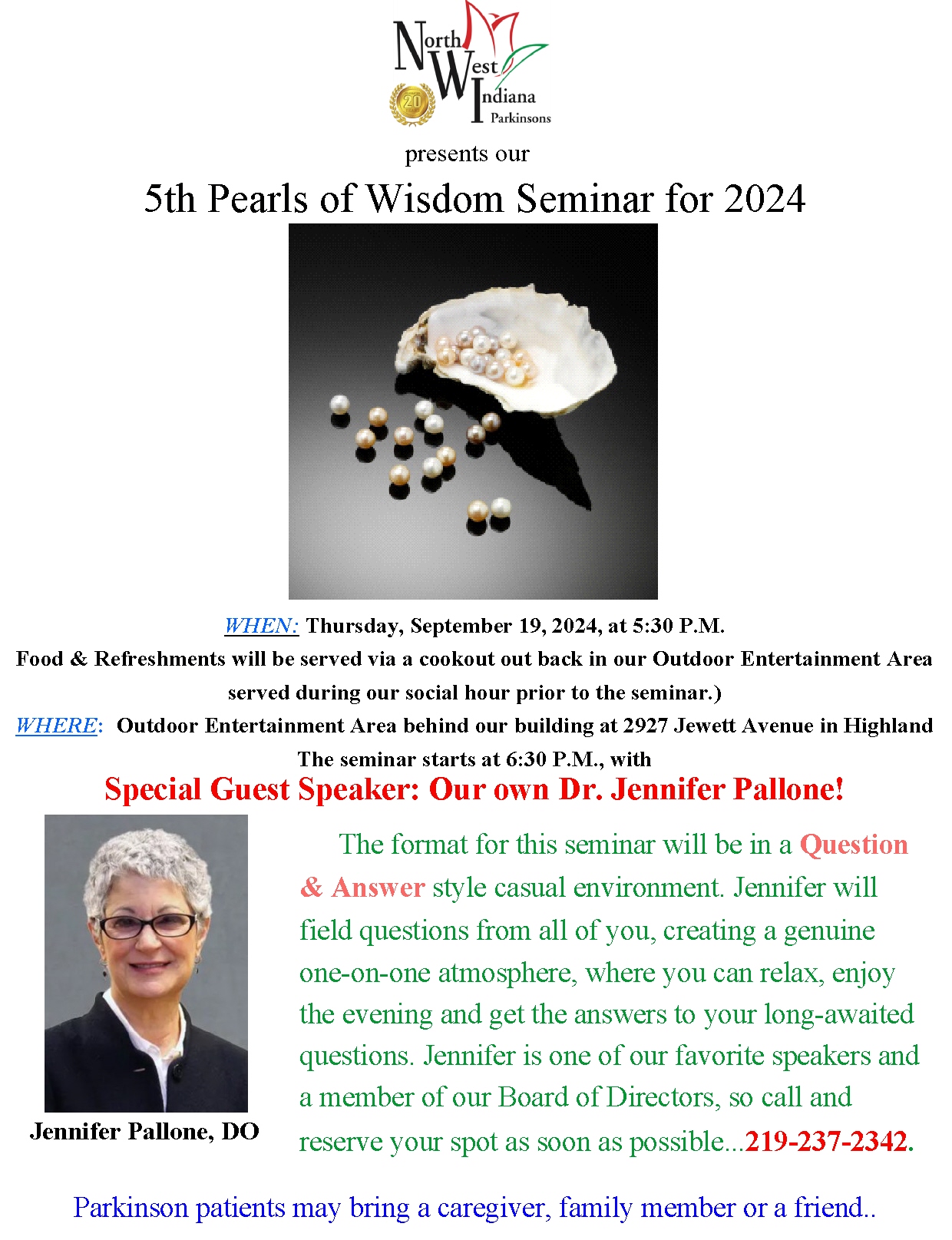 Education – NWI Parkinson